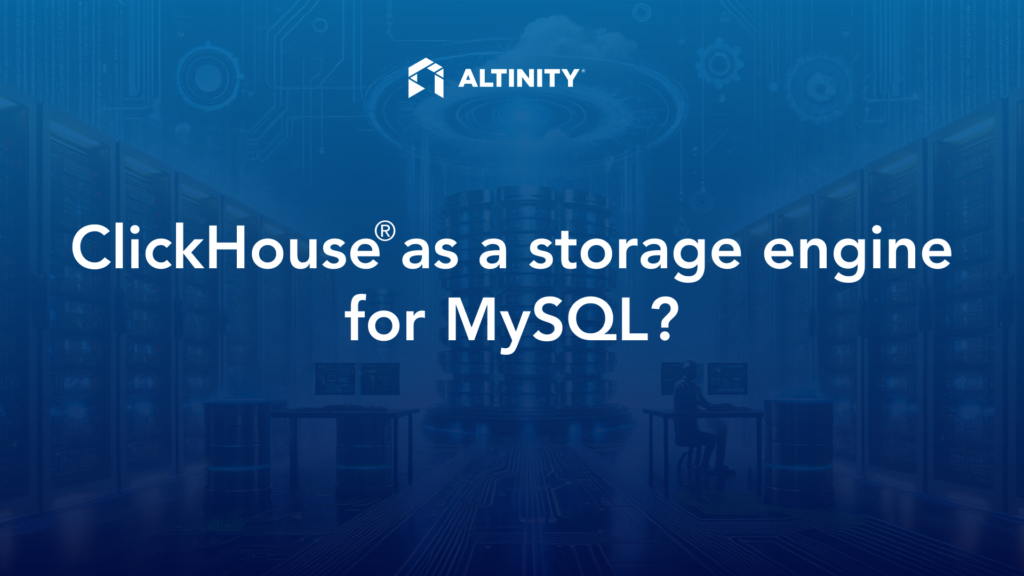 ClickHouse® as a storage engine for MySQL? Let's start an experiment ...