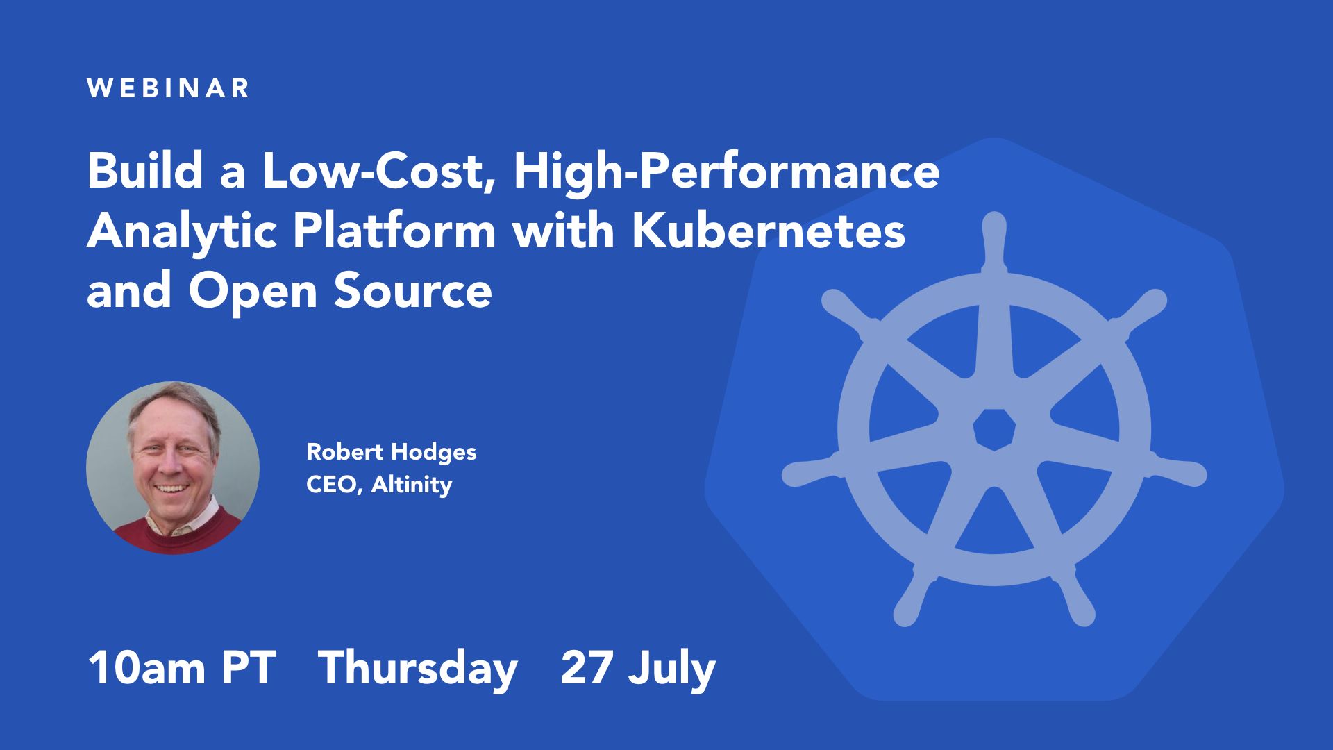 Build A Low Cost High Performance Analytic Platform With Kubernetes And Open Source Altinity