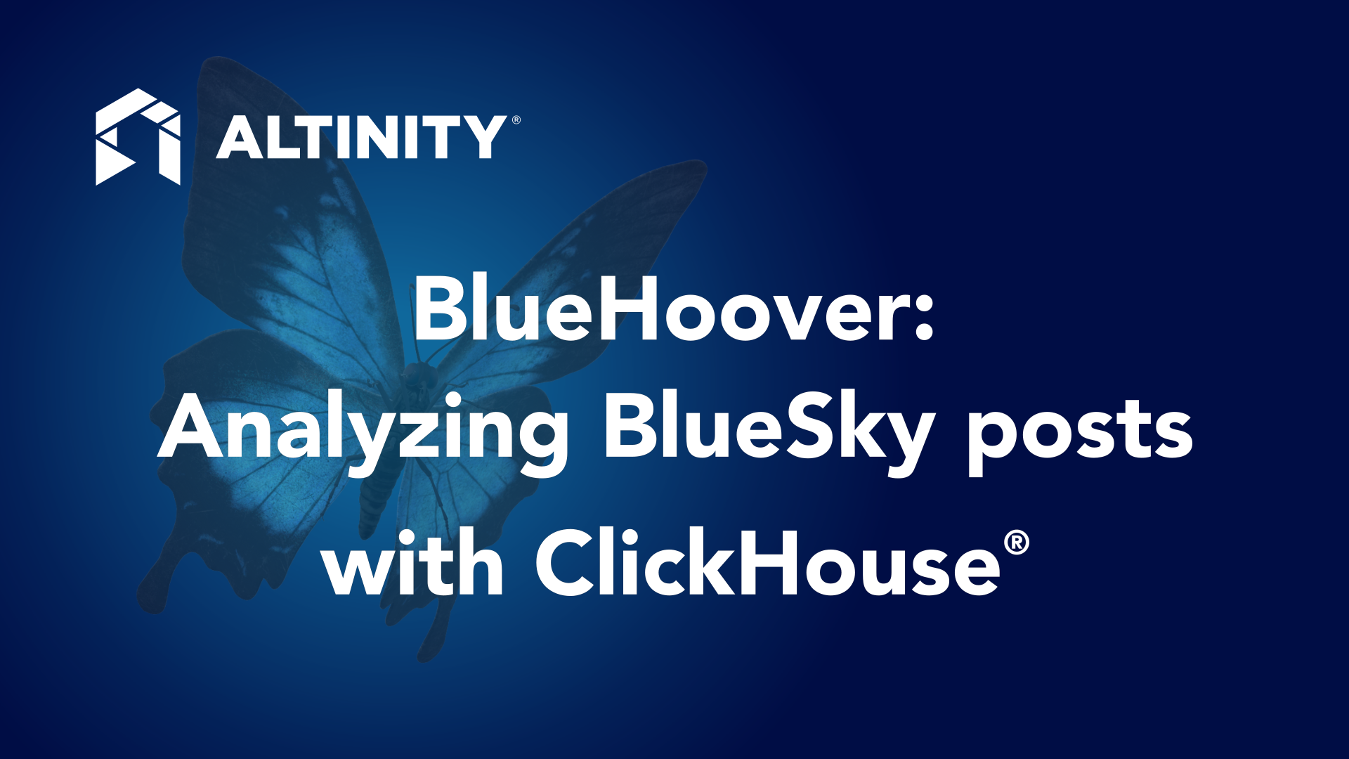 BlueHoover: Analyzing BlueSky posts with ClickHouse® | Altinity Blog