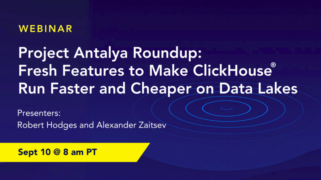 Altinity | Run Open Source ClickHouse® Better